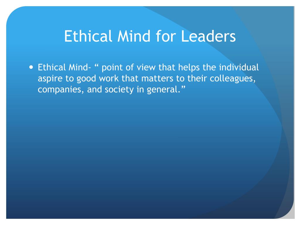 PPT - Leadership Ethics and Social Responsibility PowerPoint ...