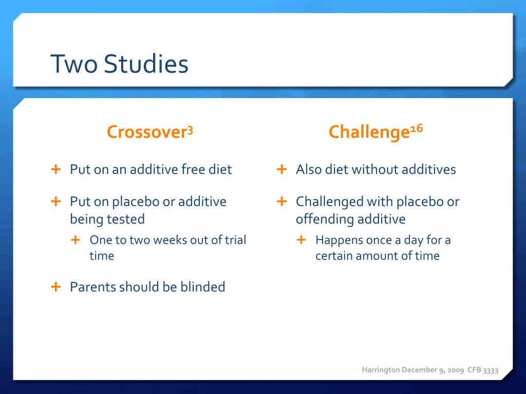 PPT - Foods that Deceive: Food Additives and Their Role in the Feingold ...