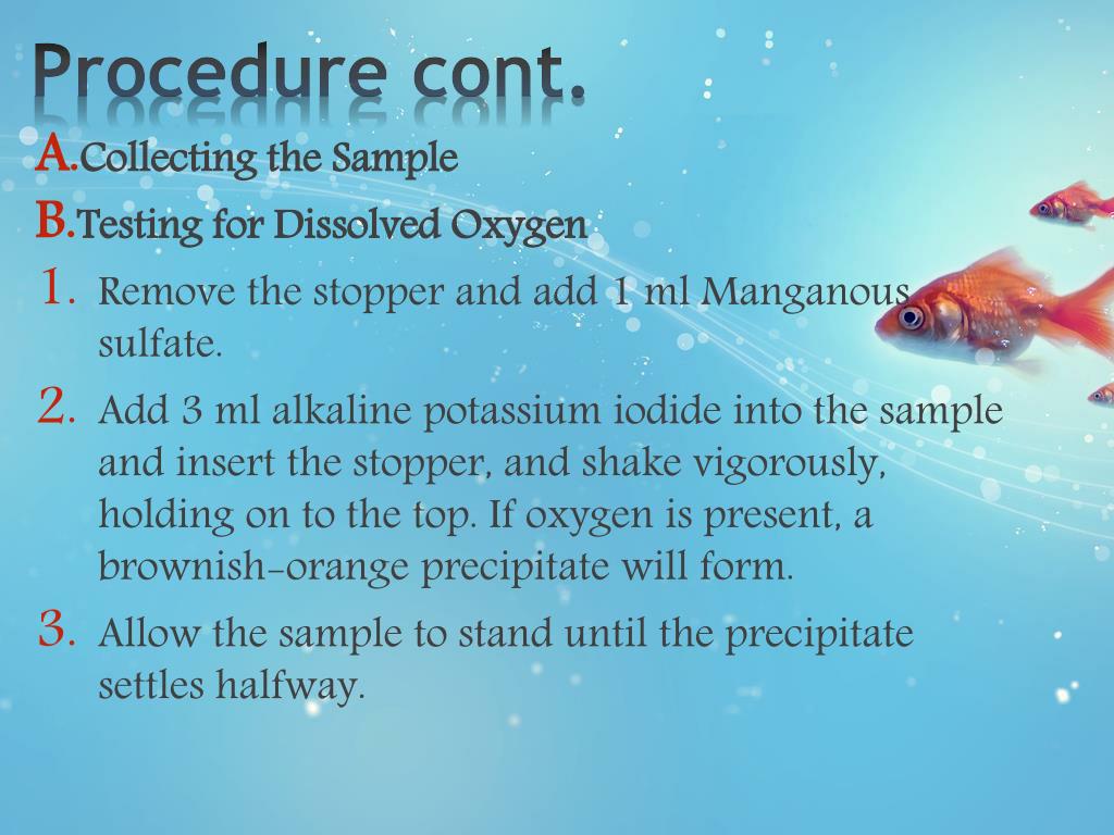 PPT - Dissolved Oxygen Measurements ( Winkler’s Method) PowerPoint ... PPT - Dissolved Oxygen Measurements ( Winkler’s Method) PowerPoint ...
