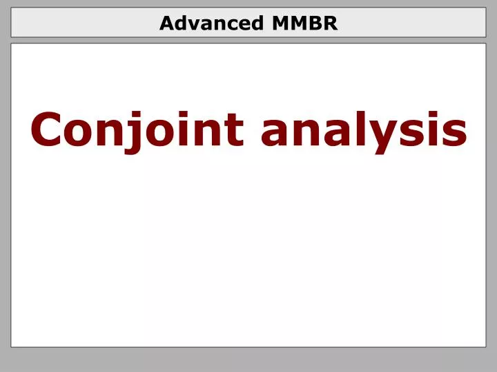 PPT - Advanced MMBR PowerPoint Presentation, free download - ID:2461777