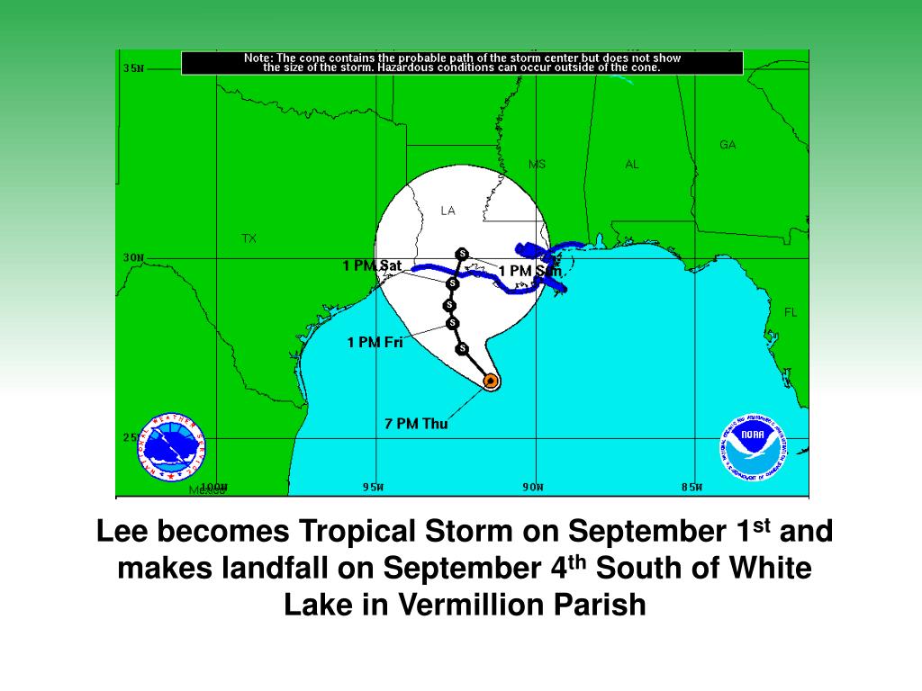 PPT - TROPICAL STORM LEE September 1-6 After Action Report PowerPoint ...