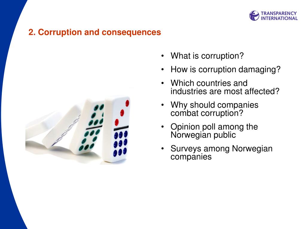 PPT - Transparency International and the fight against corruption ...