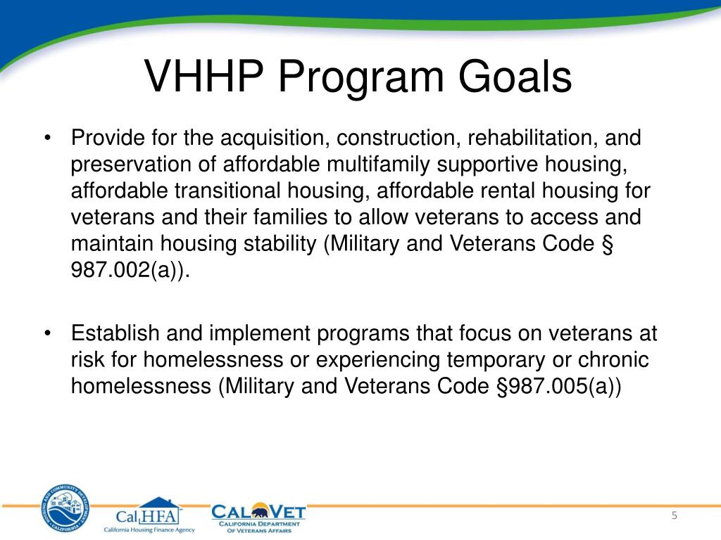 PPT - Veterans Housing and Homelessness Prevention Program PowerPoint ...