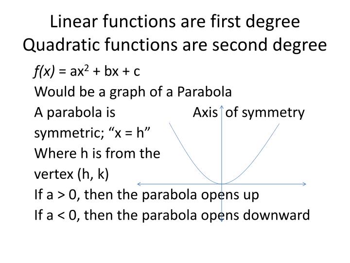 PPT - 2.1 Quadratic Functions PowerPoint Presentation - ID:2462550