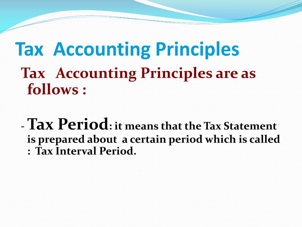 PPT - Tax Accounting I PowerPoint Presentation, free download - ID:2462974
