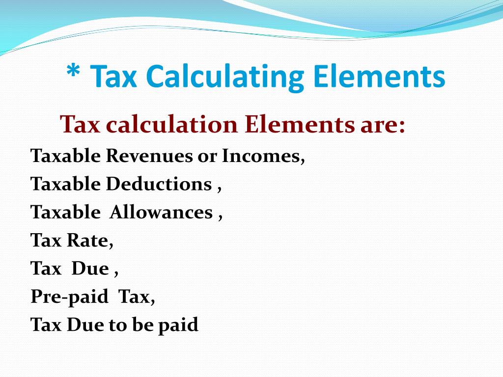 PPT - Tax Accounting I PowerPoint Presentation, free download - ID:2462974