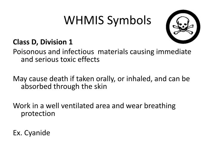 What Are The 3 Divisions Of Class D Whmis