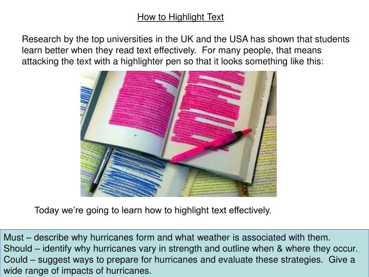 PPT - How to Highlight Text PowerPoint Presentation, free download - ID ...