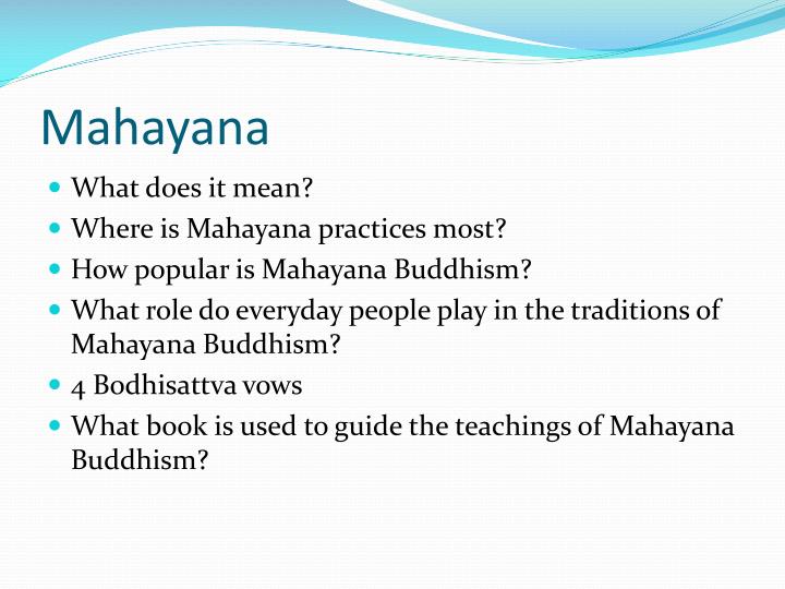 PPT - Theravada and Mahayana Buddhism PowerPoint Presentation - ID:2464133