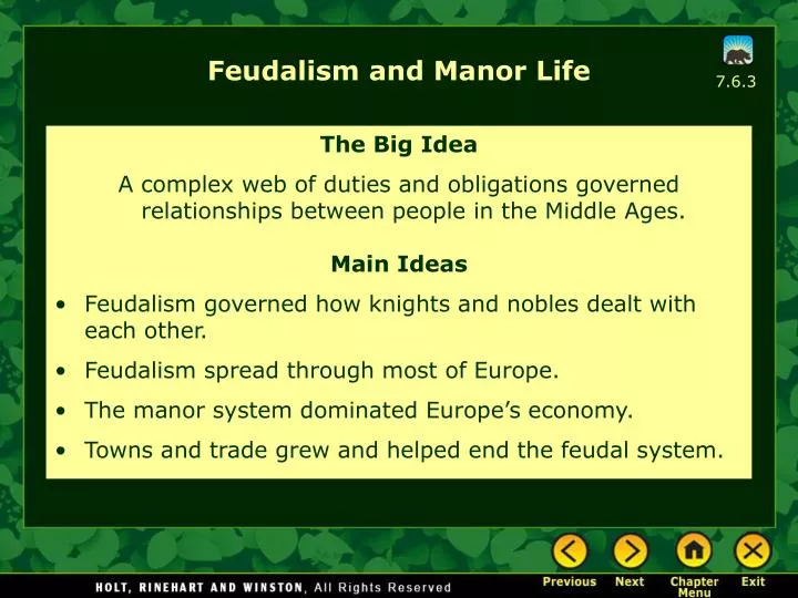 PPT - Feudalism and Manor Life PowerPoint Presentation, free download ...