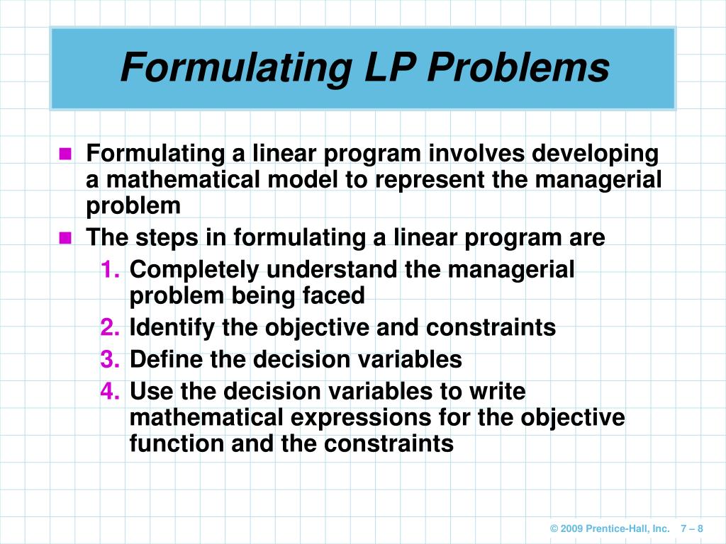 Ppt Linear Programming Models And Graphical Methods Powerpoint Presentation Id2464460