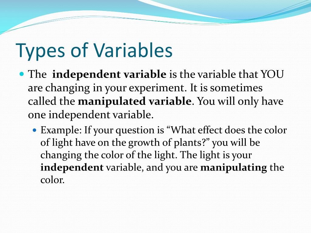 PPT Identifying Variables And Forming A Hypothesis PowerPoint