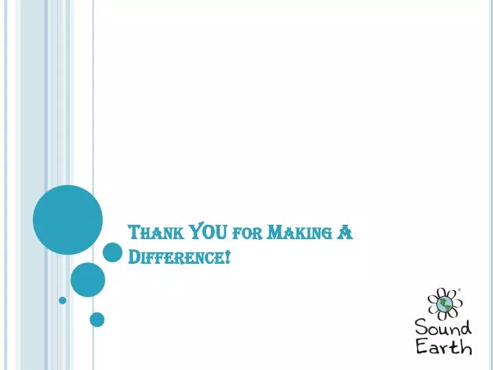 PPT - Thank YOU for Making A Difference! PowerPoint Presentation, free ...