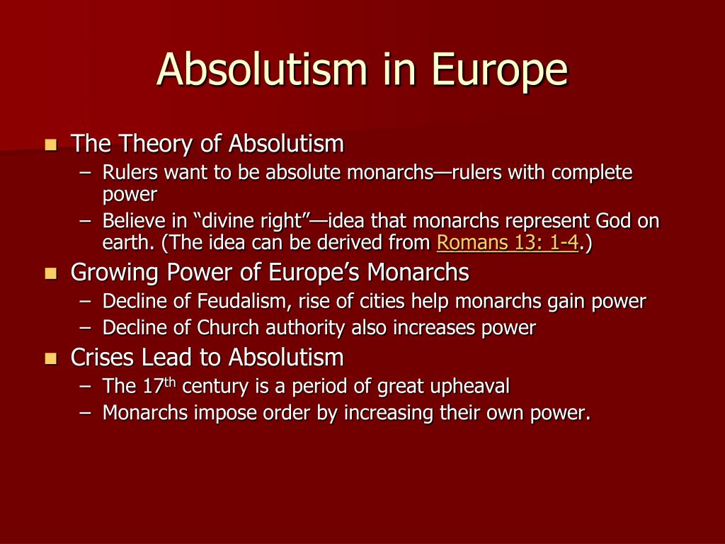 PPT - Spain’s Empire and European Absolutism PowerPoint Presentation ...