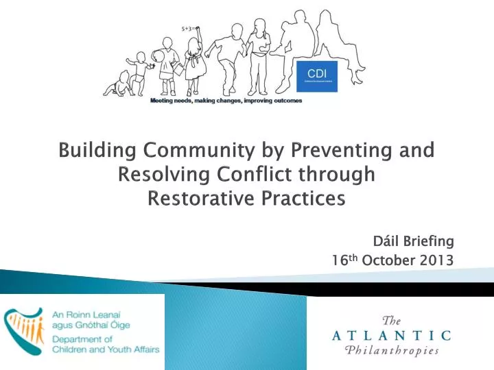 PPT - Building Community by Preventing and Resolving Conflict through ...