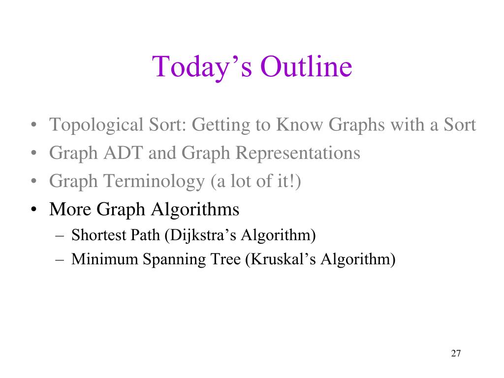 Ppt Cse 221 Algorithms And Data Structures Lecture 9 Graphs With No Axes To Grind