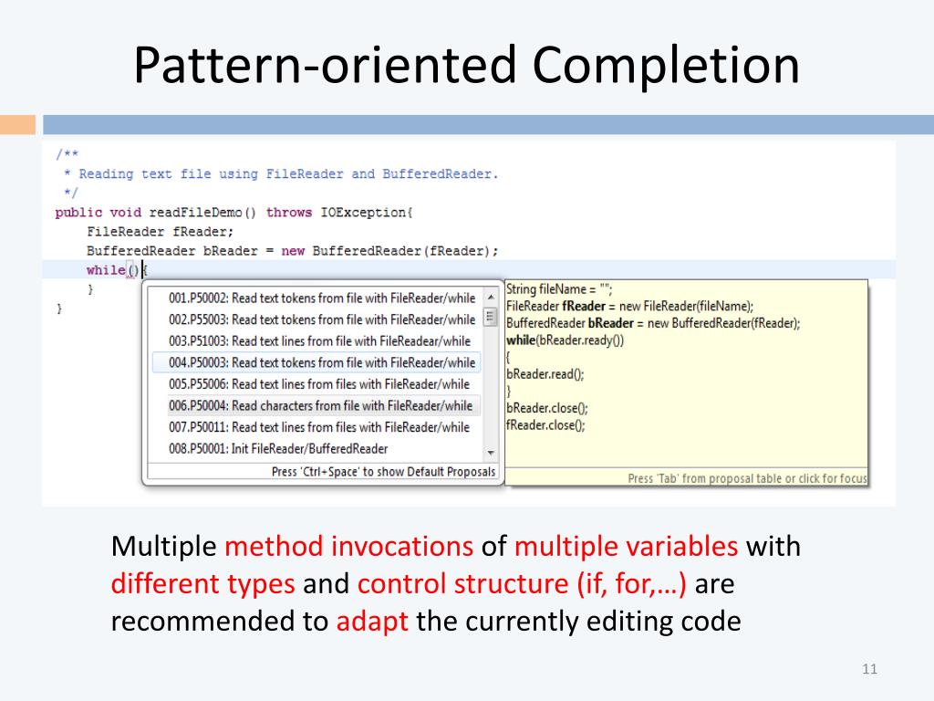 Ppt Graph Based Pattern Oriented Context Sensitive Code Completion Powerpoint Presentation 3180