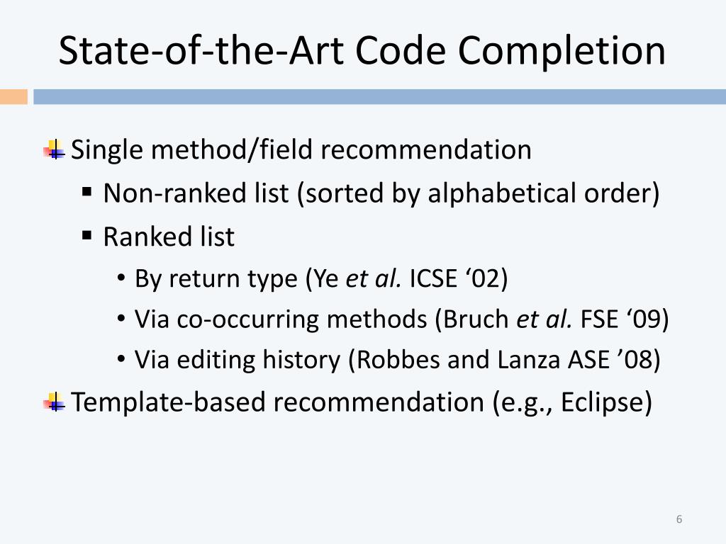 Ppt Graph Based Pattern Oriented Context Sensitive Code Completion Powerpoint Presentation