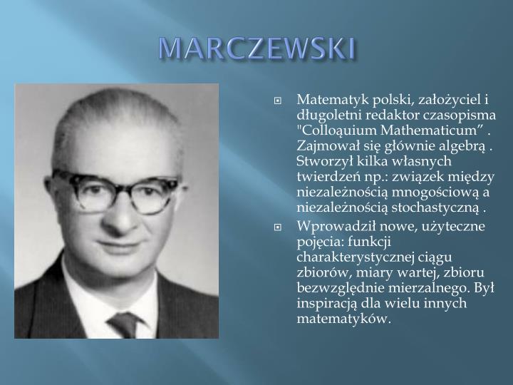 PPT - Słynni matematcy PowerPoint Presentation - ID:2466105