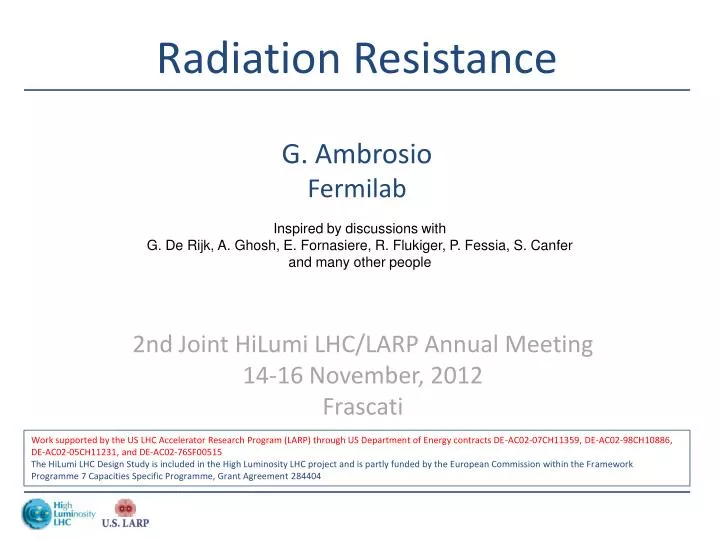 PPT - Radiation Resistance PowerPoint Presentation, free download - ID ...