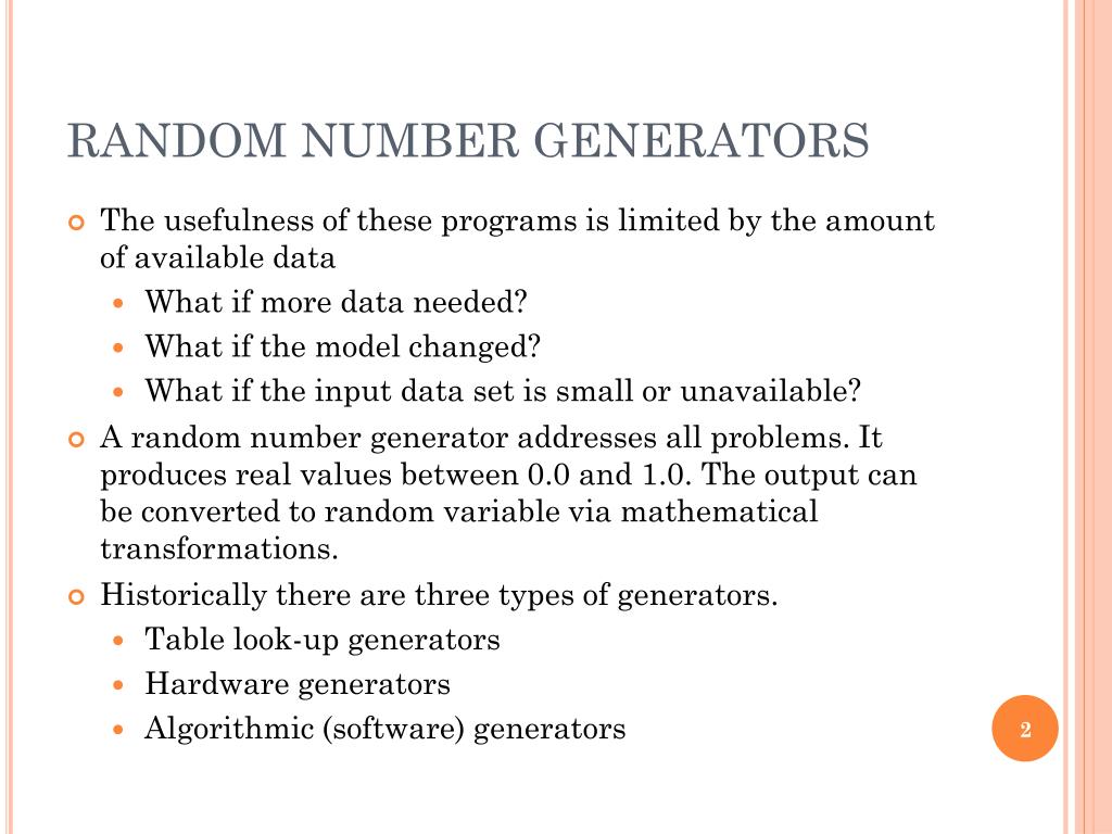 PPT - Random Number Generators PowerPoint Presentation, free download ... PPT - Random Number Generators PowerPoint Presentation, free download ...