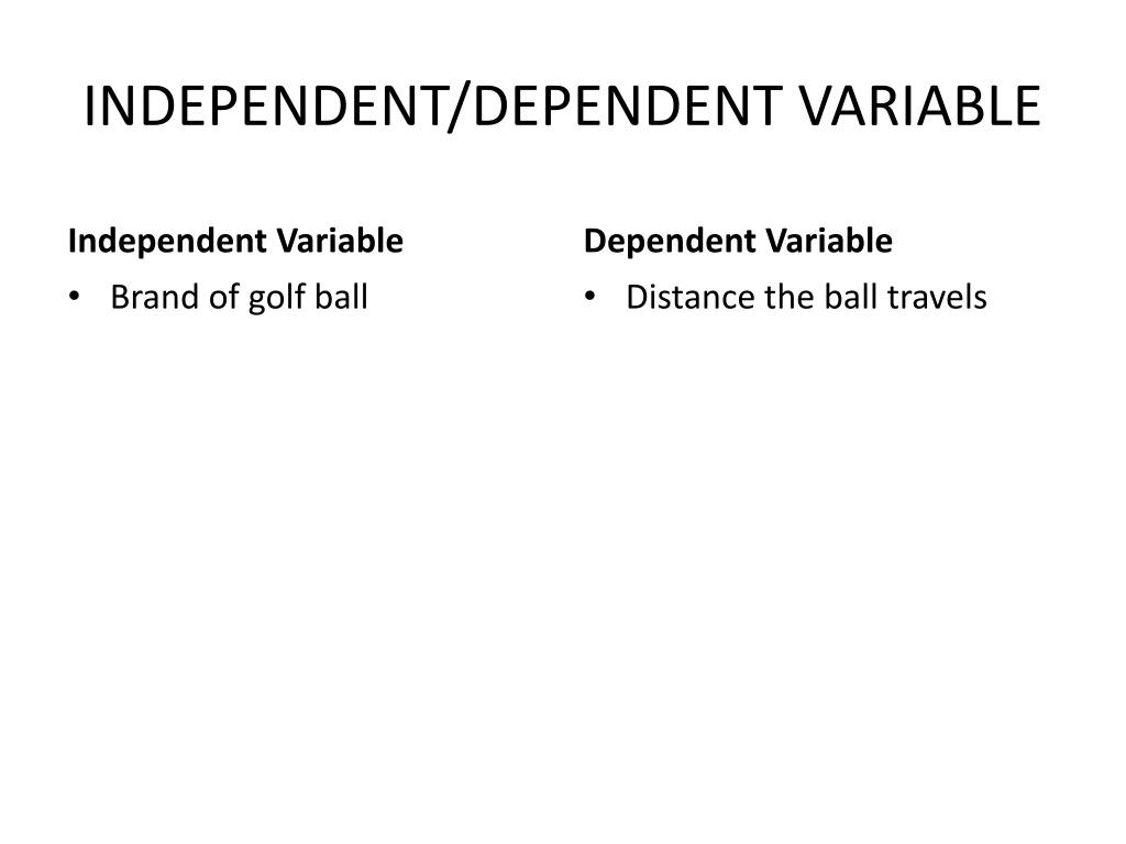 PPT - Golf Ball Brand v. Distance PowerPoint Presentation, free ...