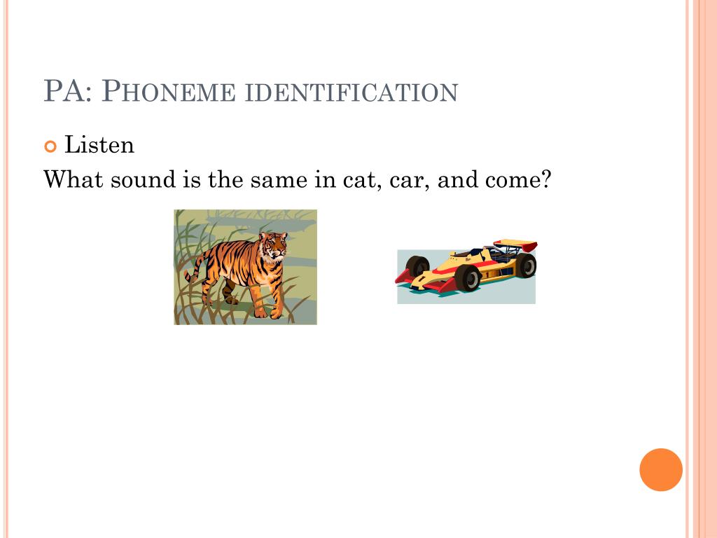 PPT - National Reading Panel Dimension: Phonological Awareness ...
