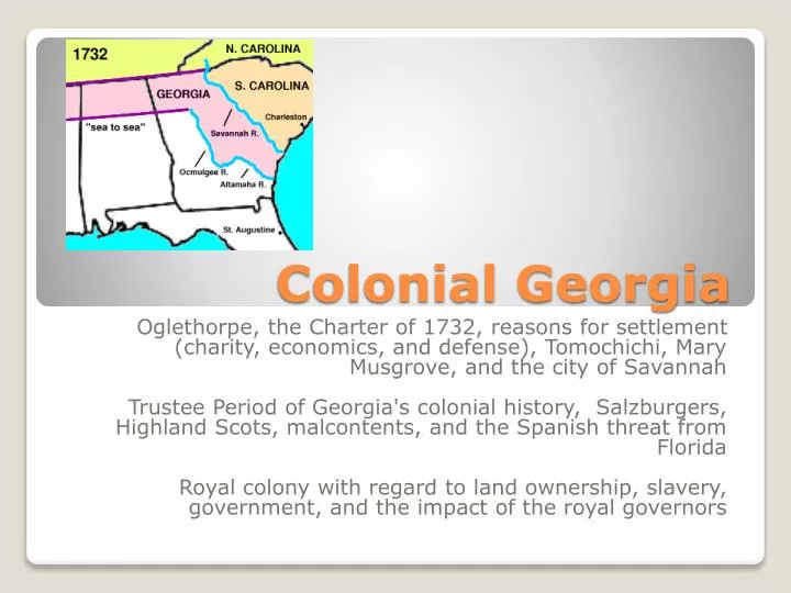 PPT - Colonial Georgia PowerPoint Presentation, free download - ID:2467197