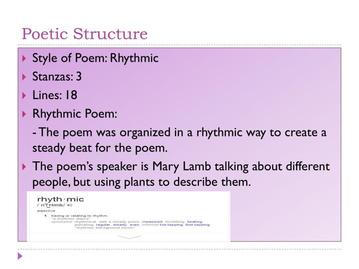 PPT - Envy By: Mary Lamb PowerPoint Presentation - ID:2467257