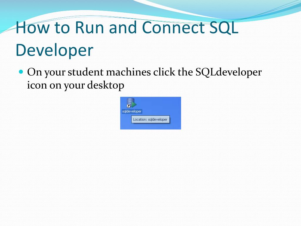 Ppt Retrieving Data Using The Sql Select Statement And How To Use Sql Developer Powerpoint