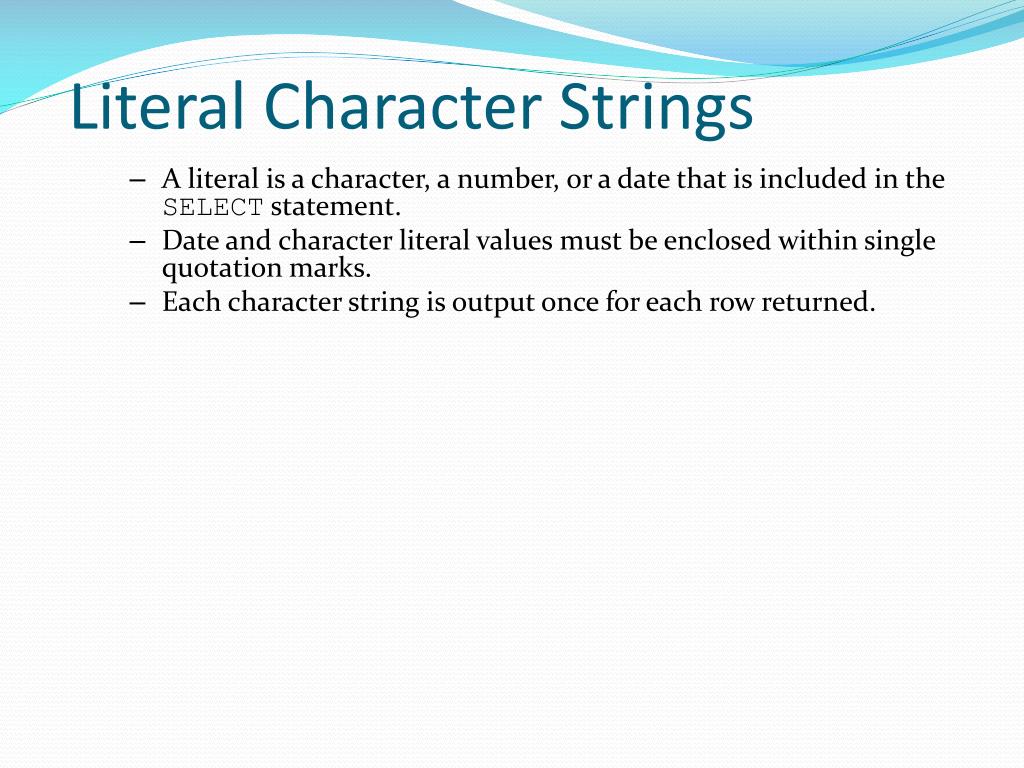Ppt Retrieving Data Using The Sql Select Statement And How To Use Sql Developer Powerpoint