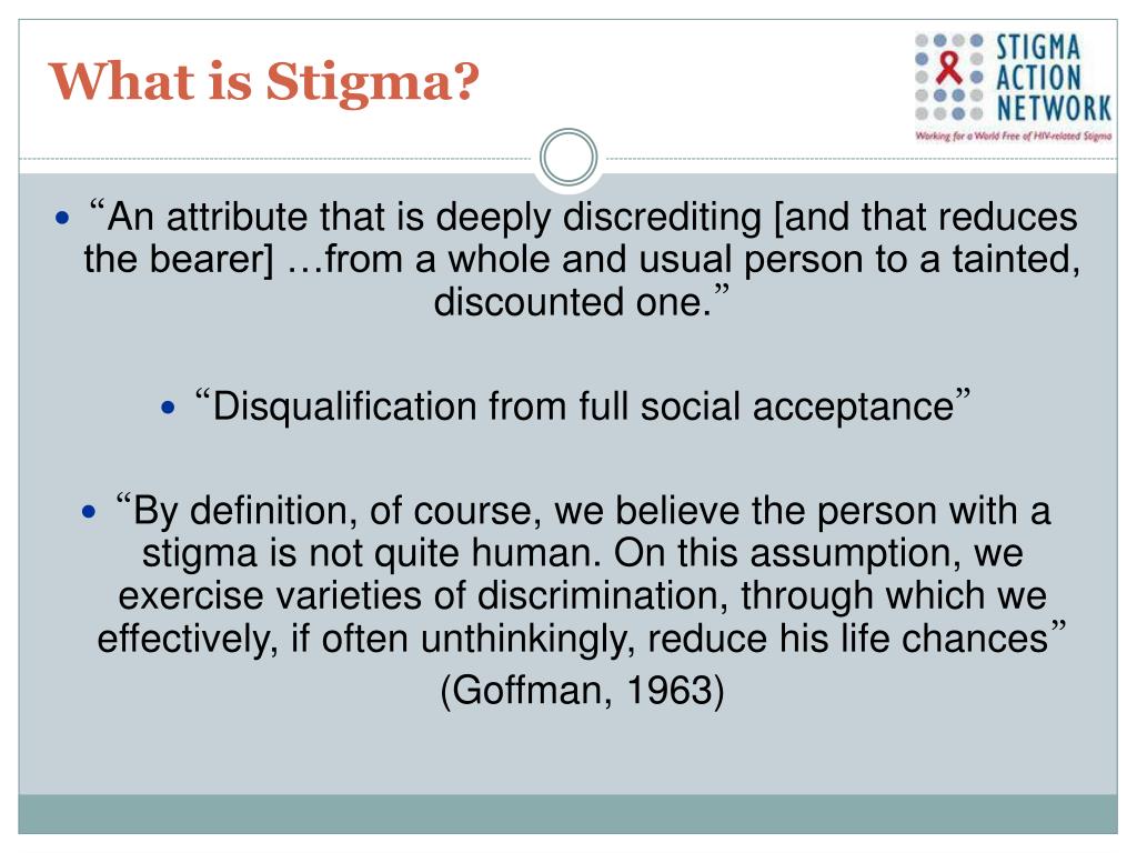 Ppt Stigma And Discrimination Powerpoint Presentation Free Download