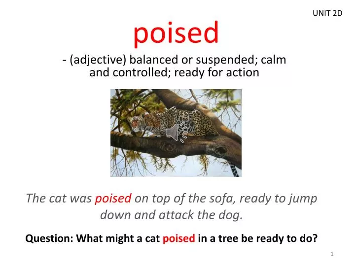 PPT - poised PowerPoint Presentation, free download - ID:2468943