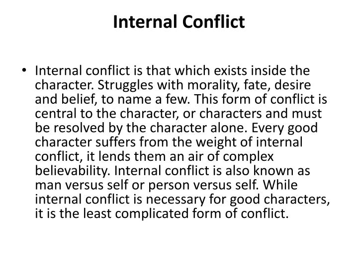 PPT - Types of Conflict in Literature PowerPoint Presentation - ID:2469335