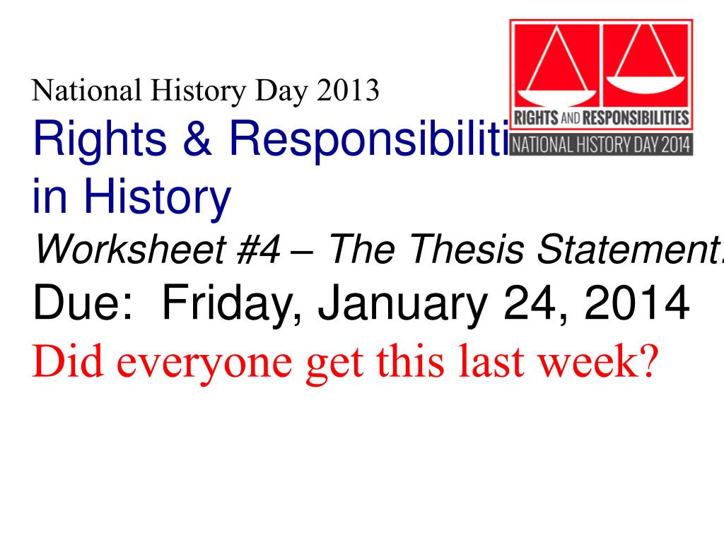 PPT - Mastering the Art of Crafting a Strong Thesis Statement ...