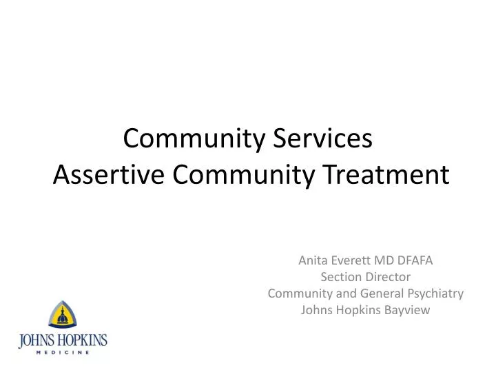 PPT - Community Services Assertive C ommunity Treatment PowerPoint ... PPT - Community Services Assertive C ommunity Treatment PowerPoint ...