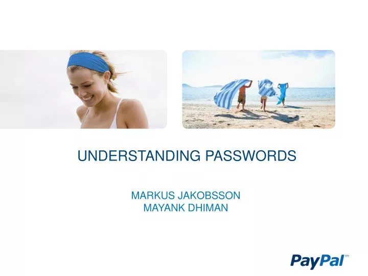 PPT - UNDERSTANDING PASSWORDS PowerPoint Presentation, free download ...