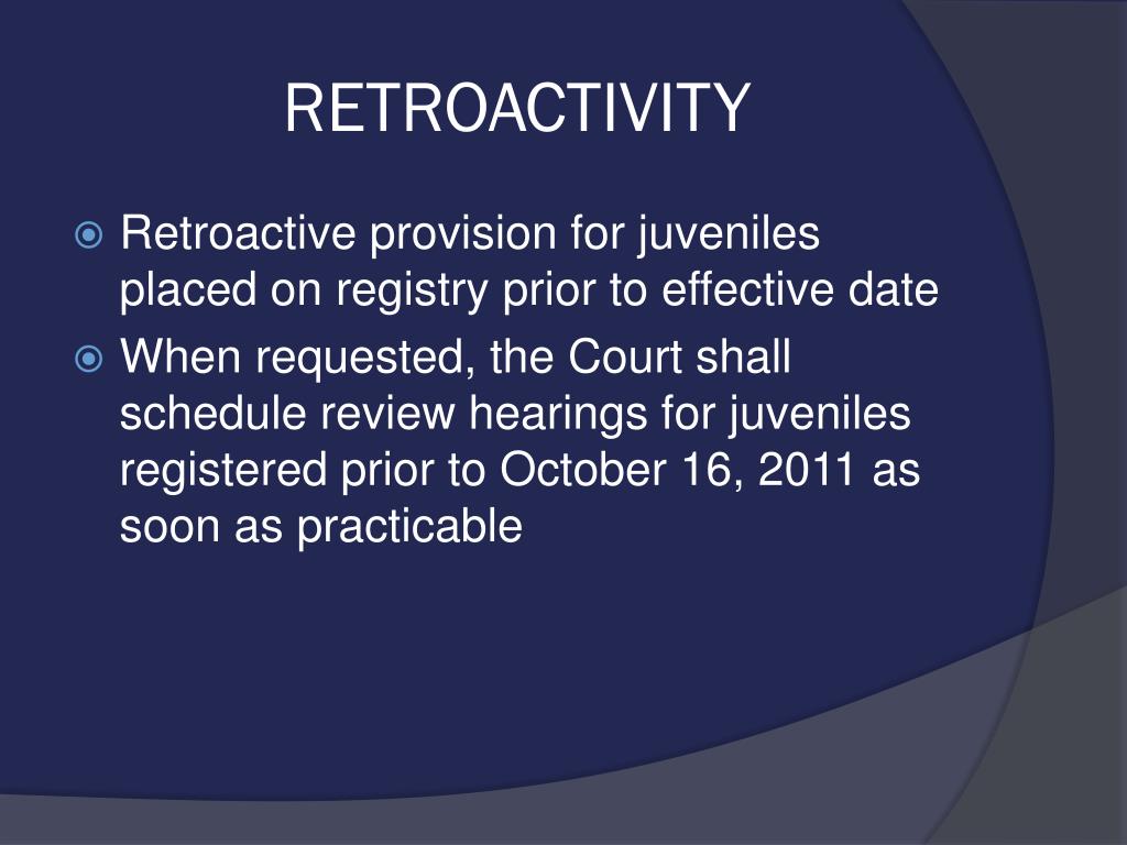 PPT - JUVENILE SEX OFFENDER REGISTRATION PowerPoint Presentation, free ...