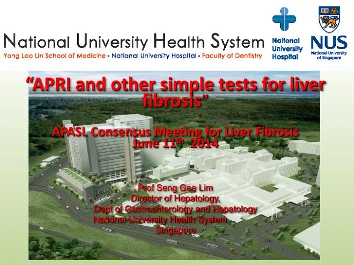 PPT - “APRI and other simple tests for liver fibrosis ” APASL Consensus ...