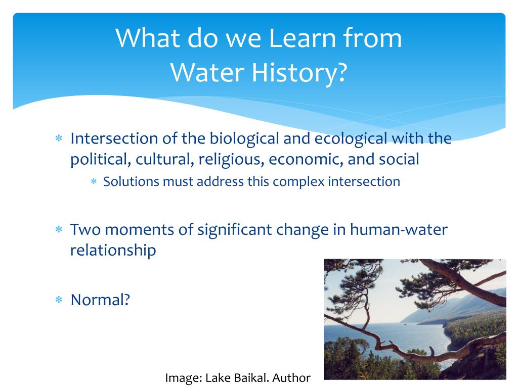 PPT - The Global Water Crisis in Historical Perspective PowerPoint ...