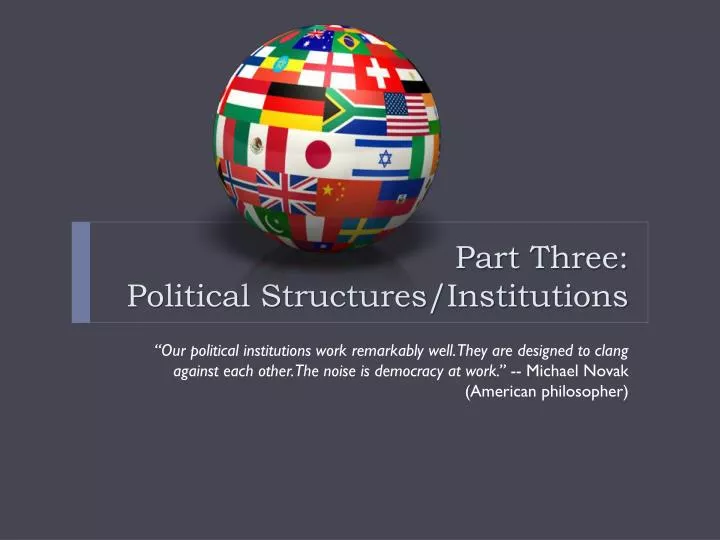 PPT - Part Three: Political Structures/Institutions PowerPoint ...