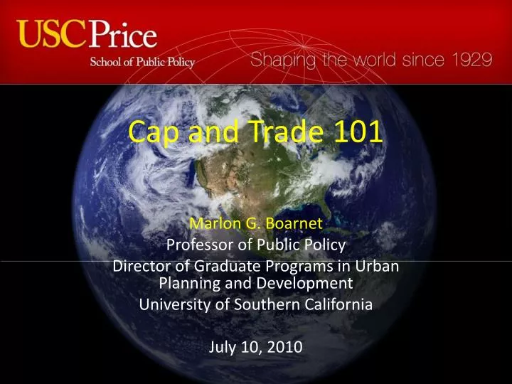 PPT - Cap and Trade 101 PowerPoint Presentation, free download - ID:2471128