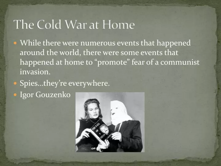 PPT - The Cold War at Home PowerPoint Presentation, free download - ID ...