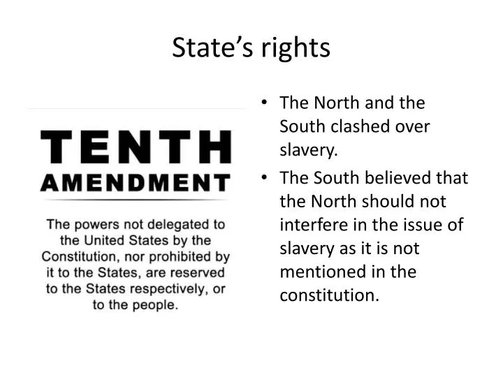 PPT - State’s rights PowerPoint Presentation, free download - ID:2471259