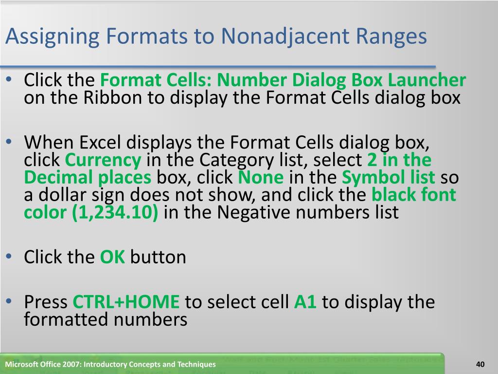PPT - Excel Chapter 3 PowerPoint Presentation, free download - ID:2472304
