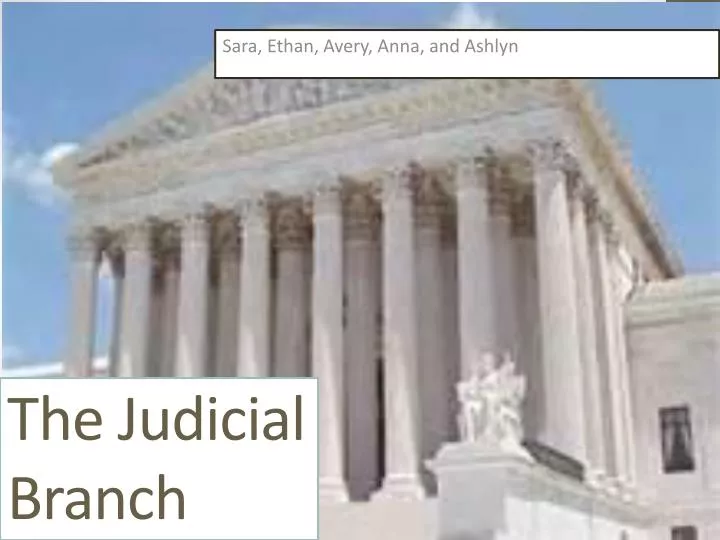 PPT - The Judicial Branch PowerPoint Presentation, free download - ID ...