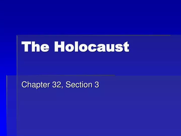 PPT - The Holocaust PowerPoint Presentation, free download - ID:2473021