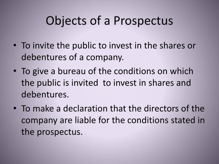 PPT - Prospectus PowerPoint Presentation - ID:2473128