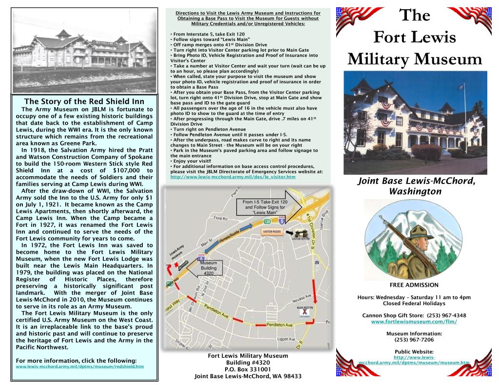 PPT - The Fort Lewis Military Museum PowerPoint Presentation, free ...