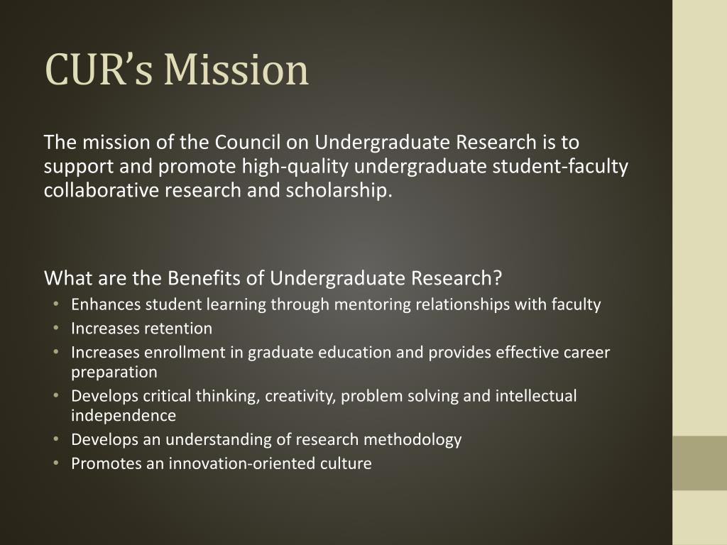 PPT - The Council on Undergraduate Research PowerPoint Presentation ...